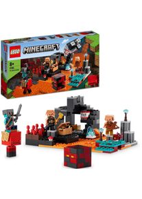Lego® Konstruktionsspielsteine Die Netherbastion (21185), Lego® Minecraft, (300 St), Made in Europe, bunt