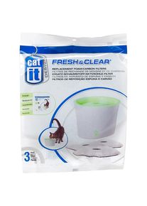 3 x Ersatzfilter für CATIT Design Fresh & Clear Trinkbrunnen Katze