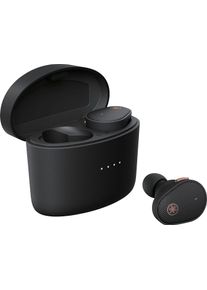 Yamaha TW-E5B True- wireless In-Ear-Kopfhörer (Freisprechfunktion, Sprachsteuerung, True Wireless, Google Assistant, Siri, A2DP Bluetooth, AVRCP Bluetooth, HFP, HSP), schwarz