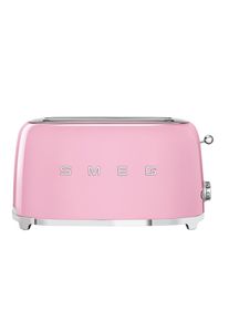Smeg - TSF02 4-Scheiben Toaster - cadillac pink/lackiert/BxHxT 41x20,8x21,5cm/6 Röstgradstufen/1500W