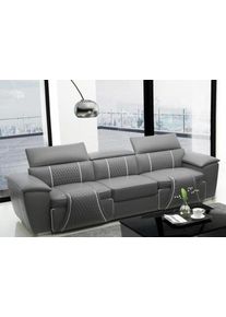 JVmoebel Sofa »Multifunktions Couch Relax Sofa Leder Polster Couchen Dreisitzer Design 3er