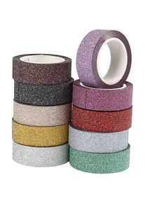 Creativ Company Glitter Tape Color.10pcs.