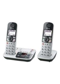 Panasonic KX-TGE522GS - cordless phone - answering system with caller ID + additional handset