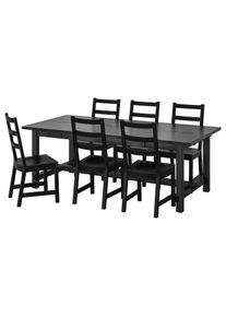 IKEA NORDVIKEN / NORDVIKEN Tisch und 6 Stühle