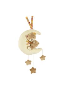 babyFEHN Spieluhr Teddy im Mond Rainbow 20 cm