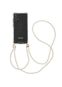 iMoshion Handykette mit Perlen + ﻿Handgelenkschlaufe Samsung Galaxy A52(s) (5G/4G) - Transparent