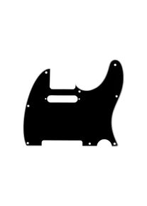 Fender Gitarre, Modern Style Pickguard Tele Black 3-ply 8-Hole