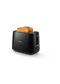 Philips Toaster - 2 slice, wide slot, Black HD2581/90