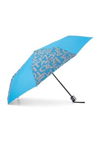 Tom Tailor Unisex Basic Regenschirm mit Textprint, blau, Motivprint, Gr. ONESIZE