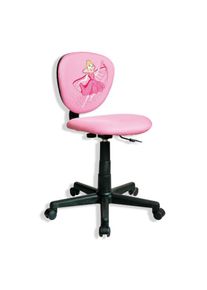 Roller Kinder-Schreibtischstuhl - rosa - Höhenverstellung
