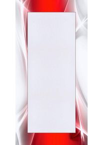 Artland Dekospiegel »Kreatives Element Rot« (1-St), gerahmter Ganzkörperspiegel mit Motivrahmen, geeignet für kleinen, schmalen Flur, Flurspiegel, Mirror Spiegel gerahmt zum Aufhängen, rot