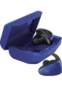 Yamaha TW-ES5A In-Ear-Kopfhörer (Freisprechfunktion, Sprachsteuerung, True Wireless, integrierte Steuerung für Anrufe und Musik, Google Assistant, Siri, Bluetooth), blau
