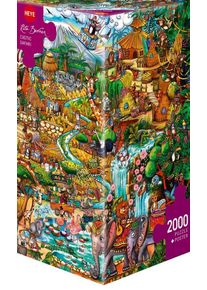 Heye Puzzle Exotic Safari / Berman, 2000 Puzzleteile, Made in Europe, bunt