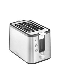 Krups KH442 Premium Toaster Control Line Edelstahl/Schwarz (720 Watt, Schlitze: 2)
