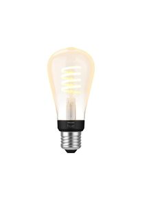 Philips Hue White Ambiance E27 Edison ST64 3-er Pack LED Lampe Warmweiß bis Kaltweiß