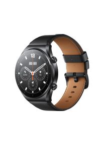 Xiaomi Watch S1, Smartwatch Edelstahl Echtleder, 157 - 241 mm, Black