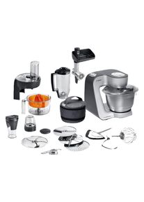 Bosch MUM59S81DE Home Professional Küchenmaschine Silber/Anthrazit (Rührschüsselkapazität: 3,9 Liter, 1000 Watt)