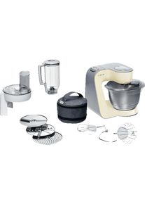 Bosch MUM58920 CreationLine Küchenmaschine Vanille (Rührschüsselkapazität: 3,9 Liter, 1000 Watt)