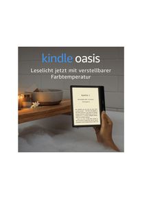 Kindle Oasis mit Leselicht inkl. verstellbarer Farbtemperatur, wasserfest, WLAN, Mit Werbung eBook Reader Grafit