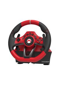HORI Mario Kart Racing Wheel Lenkrad Pro DELUXE und Pedale Schwarz/Rot für Nintendo Switch