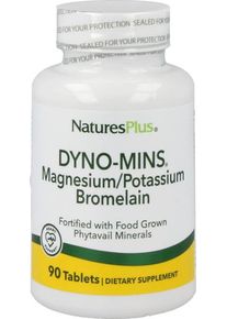 Nature's Plus Natures Plus Dyno-Mins Magnesium Potassium & Bromelain 90 Tabletten