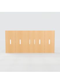 MYCS Kleiderschrank Buche, Holz - Individueller Designer-Kleiderschrank - 504 x 232 x 62 cm, Selbst Designen, Böden/hohe...