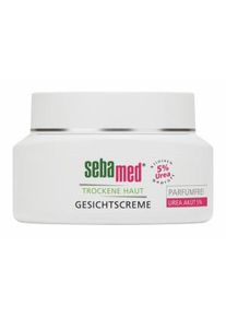 Sebamed® Trockene Haut Gesichtscreme Parfümfrei Urea 5 %, Gesichtspflege bei sehr trockener und zu Allergien neigender Haut, 50 ml - Dose