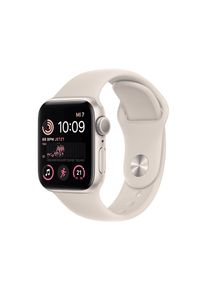 Apple SE GPS 40 STARL ALU W SPORT REG Smartwatch Fluorelastomer Fluorelastomer, 130 - 200 mm, Polastern