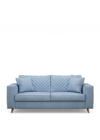Rivièra Maison Rivièra Maison - Kendall Sofa 2,5 Seater, washed cotton, ice blue - Kleur: Blau