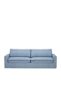Rivièra Maison Rivièra Maison - Continental Sofa 3,5 Seater, washed cotton, ice blue - Kleur: Blau
