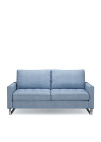 Rivièra Maison Rivièra Maison - West Houston Sofa 2,5 seater, washed cotton, ice blue - Kleur: Blau