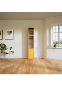 MYCS Hochschrank Weiß - Moderner Schrank: Türen in Gelb - Hochwertige Materialien - 41 x 233 x 34 cm, Selbst zusammenstellen
