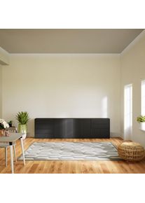 MYCS Sideboard Graphitgrau - Sideboard: Schubladen in Graphitgrau & Türen in Graphitgrau - Hochwertige Materialien - 300 x 79 x 34 cm, konfigurierbar