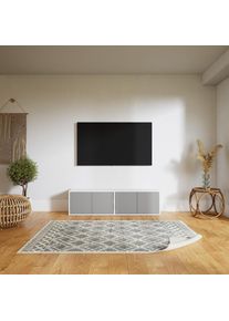 MYCS Lowboard Grau - Designer-TV-Board: Türen in Grau - Hochwertige Materialien - 151 x 41 x 34 cm, Komplett anpassbar