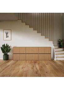 MYCS Highboard Eiche - Elegantes Highboard: Türen in Eiche - Hochwertige Materialien - 226 x 79 x 34 cm, Selbst designen