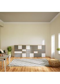 MYCS Highboard Grau - Highboard: Schubladen in Grau & Türen in Grau - Hochwertige Materialien - 303 x 118 x 34 cm, Selbst designen