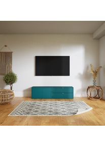 MYCS Sideboard Blaugrün - Sideboard: Schubladen in Blaugrün & Türen in Blaugrün - Hochwertige Materialien - 151 x 41 x 34 cm, konfigurierbar