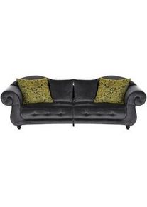 Design Big Sofa anthrazit - Mikrofaser ¦ grau ¦ Maße (cm): B: 288 H: 98 T: 110