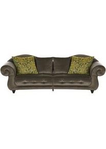Design Big Sofa braun - Mikrofaser ¦ braun ¦ Maße (cm): B: 288 H: 98 T: 110