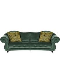 Design Big Sofa grün - Mikrofaser ¦ grün ¦ Maße (cm): B: 288 H: 98 T: 110