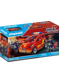 Playmobil® Konstruktions-Spielset Feuerwehr Kleinwagen (71035), City-Action, (27 St), Made in Germany, bunt