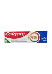 Colgate-Palmolive Colgate Total Plus Gesundes Weiß Zahncreme, Zahnpaste für strahlende Zähne mit Fluorid, 75 ml - Tube