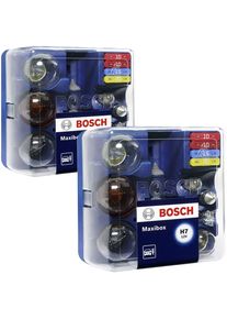 2 Bosch Pkw H7 Maxibox Auto Birnen-satz 12v Lampenset Sicherungen Bremslicht Kzf