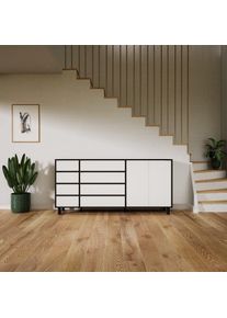 MYCS Sideboard Weiß - Sideboard: Schubladen in Weiß & Türen in Weiß - Hochwertige Materialien - 190 x 91 x 47 cm, konfigurierbar