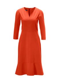 Madeleine Mode MADELEINE Kleid mit 3/4-Ärmeln und Volant Damen papaya / orange