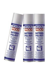 3x 300ml Liqui Moly Batteriepolfett Kontaktfett Pflege Batteriepol Schutz Spray