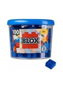 Simba 104114112 - Blox, 100 blaue Bausteine