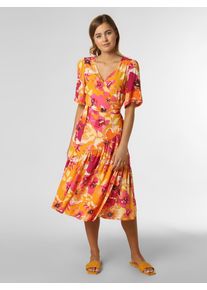 Y.A.S Damen Kleid - YASZoe orange/mehrfarbig