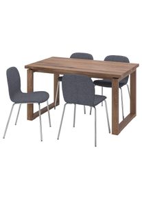 IKEA MÖRBYLÅNGA / KARLPETTER Tisch und 4 Stühle