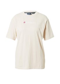 Superdry Shirt hellgelb / rot / weiß